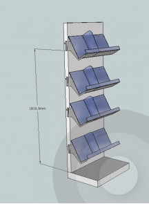 Vertical Newspaper Shelves | Newspaper Shelving